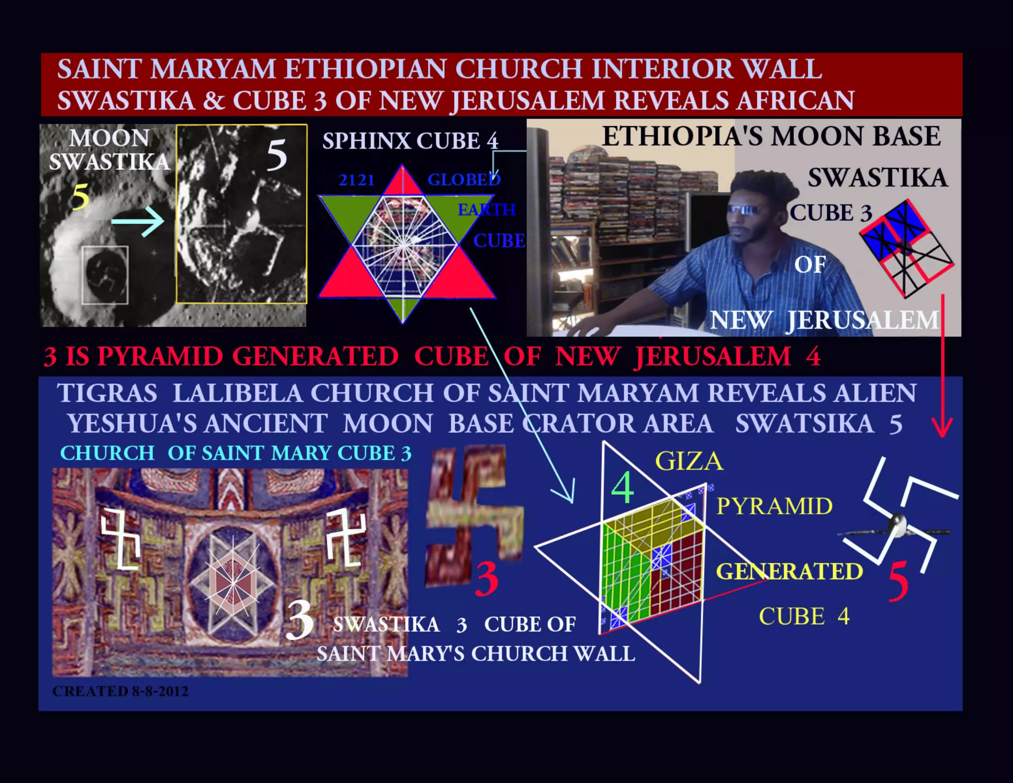 Ethiopia's moon base swastika cube 3 structure of new jerusalem 34 o | PPT