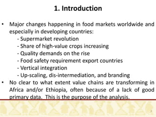 Ethiopia's value chains on the move the case of teff | PPTX ...