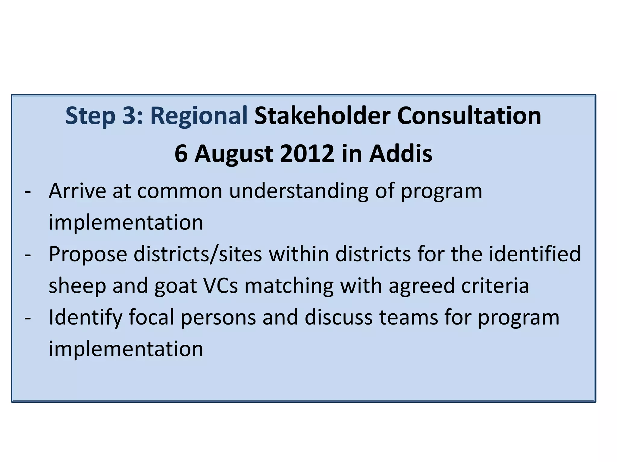 Sheep and goat value chains development in Ethiopia: Update on progress ...