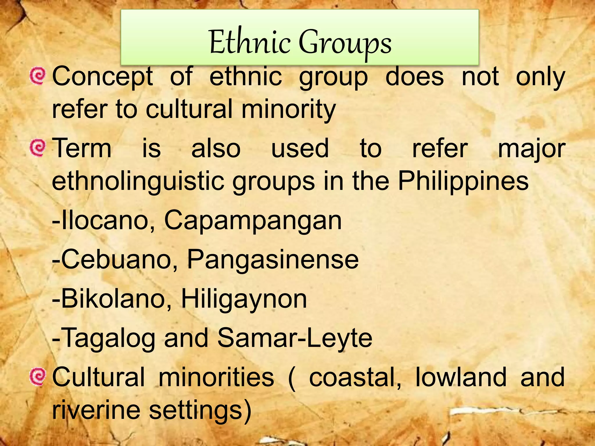 Ethnic groups | PPTX