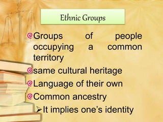 Ethnic groups | PPTX