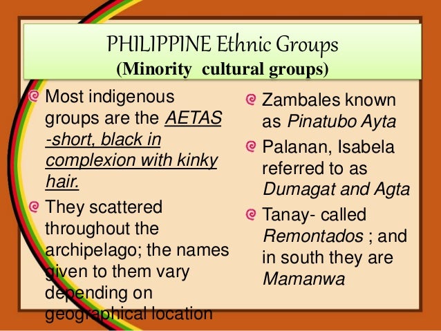 Ethnic groups