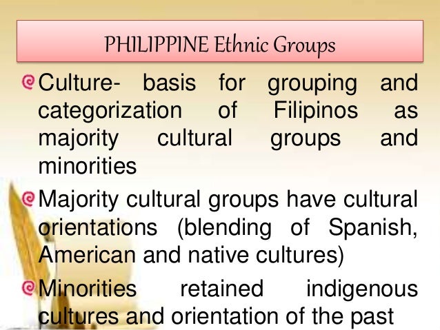 Ethnic groups