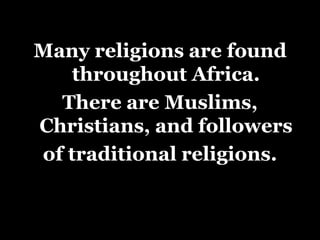 Ethnic groups and religious groups africa | PPTX