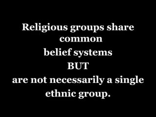Ethnic groups and religious groups africa | PPTX