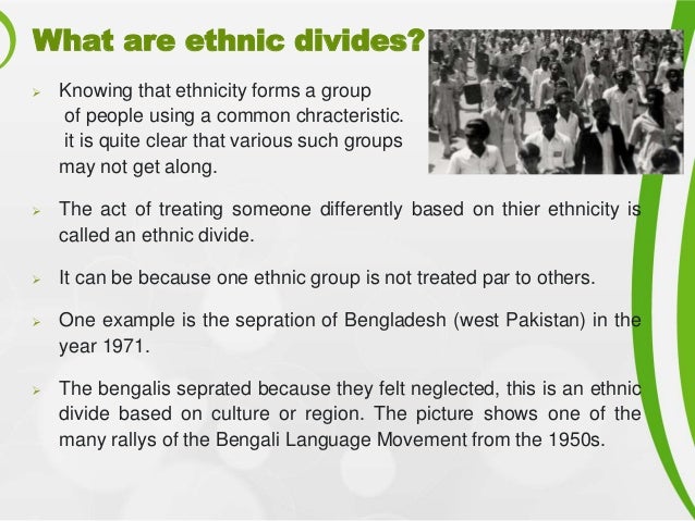 Ethnicity Examples