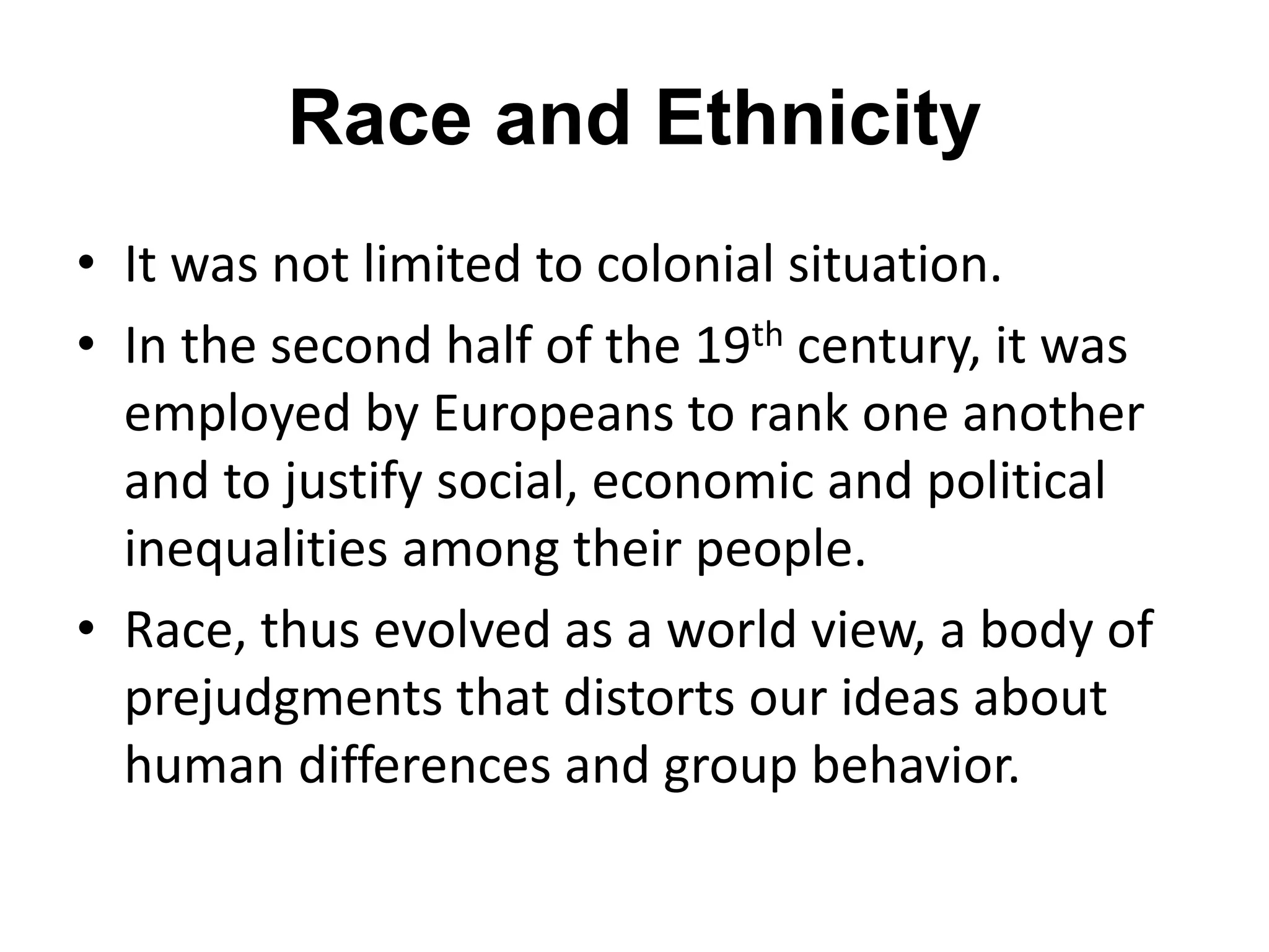 Ethnicity and race | PPTX
