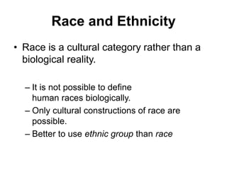 Ethnicity and race | PPTX