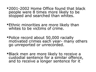 Ethnicity&crime1 | PPT