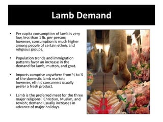 Ethnic marketing of lamb and mutton | PPTX