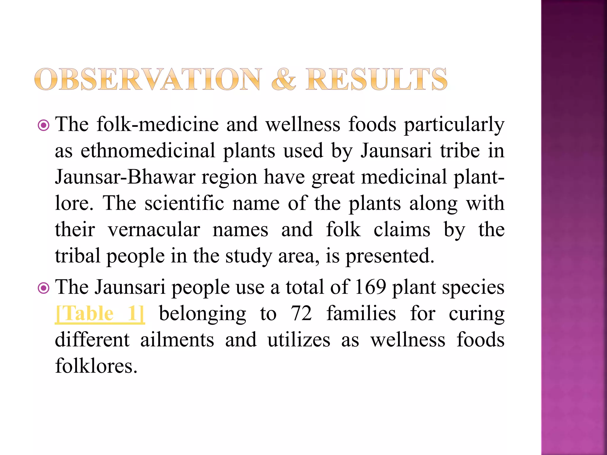 Ethno-medicinal and Foods Folklore of Jaunsari Tribe and.pptx