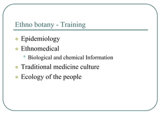 Ethnobotany | PPT