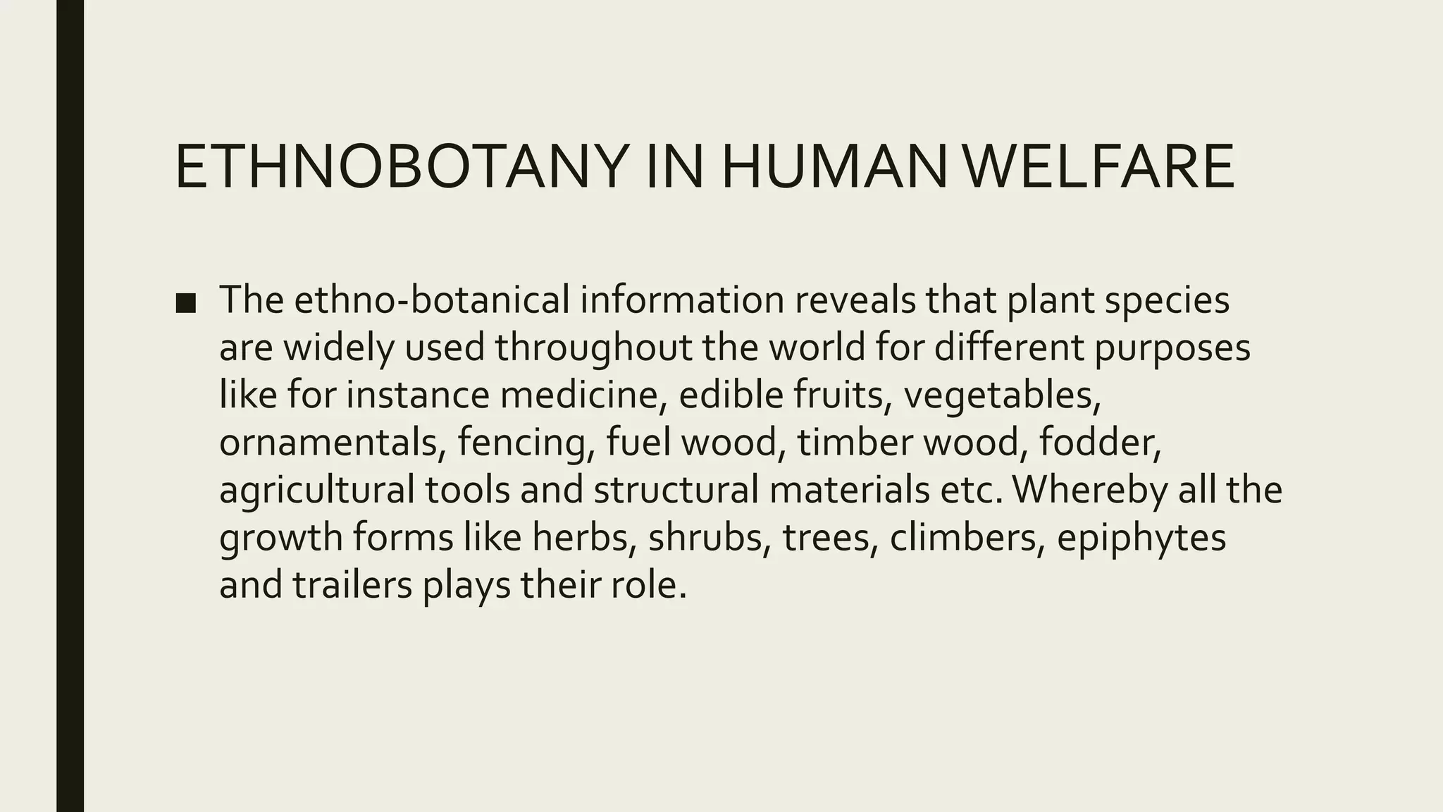 Ethnobotany | PPTX