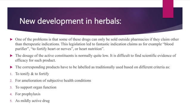 Ethnobotany & Ethnopharmacology.pptx | Herbs and Supplements ...