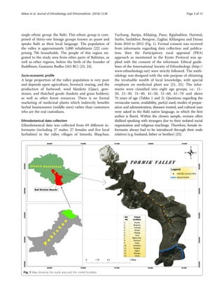 Ethnobotany of the balti community, tormik valley, karakorum range ...