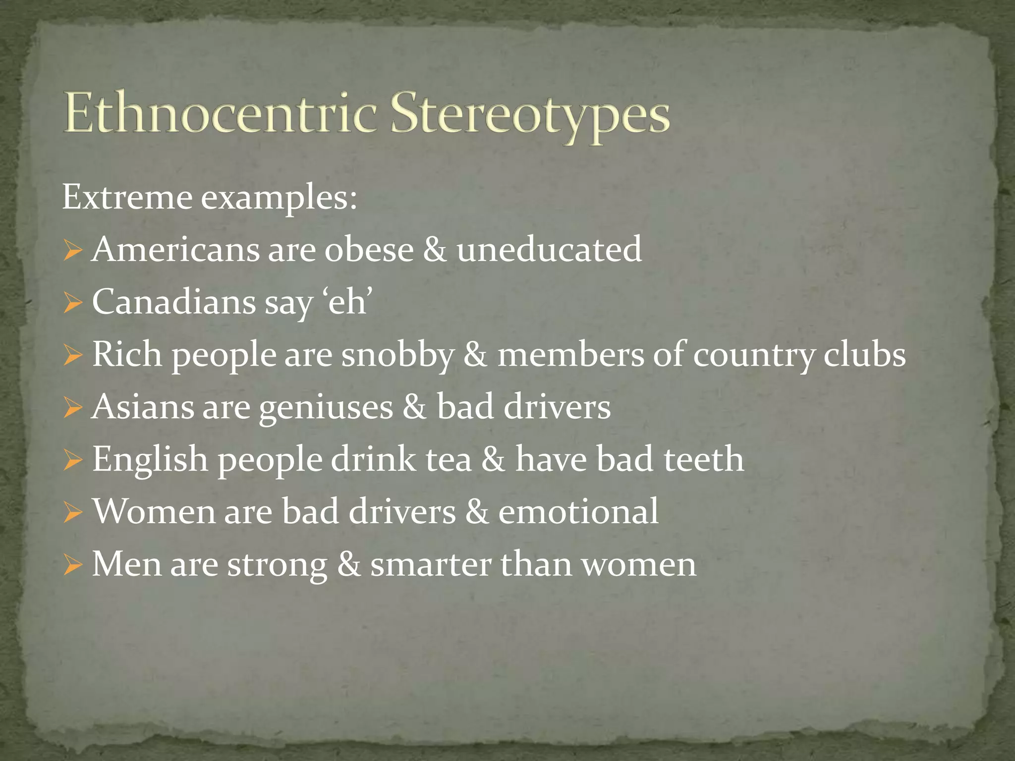 Ethnocentrism | PPTX