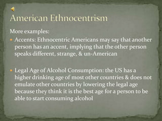 Ethnocentrism | PPTX