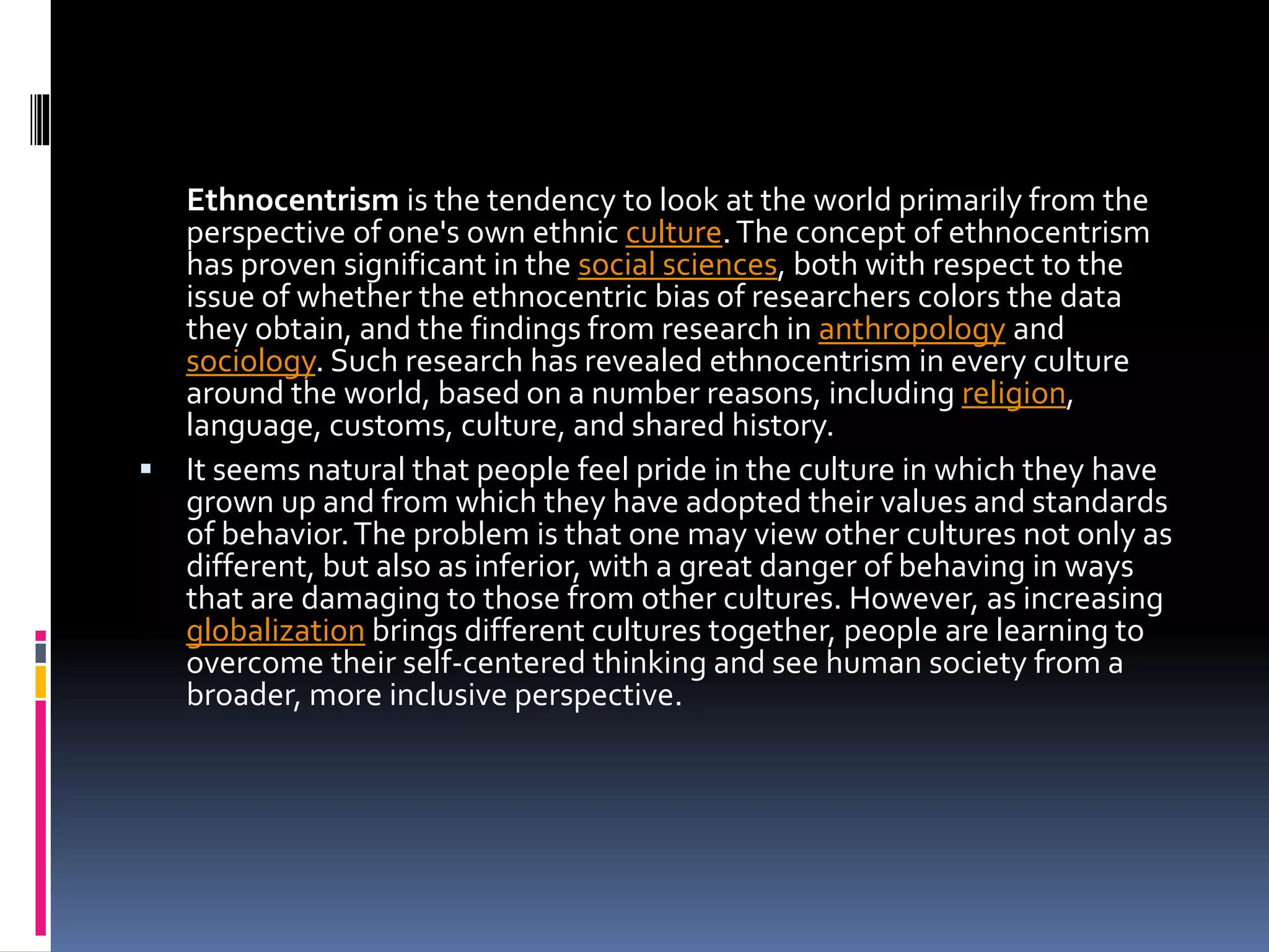 Ethnocentrism | PPTX