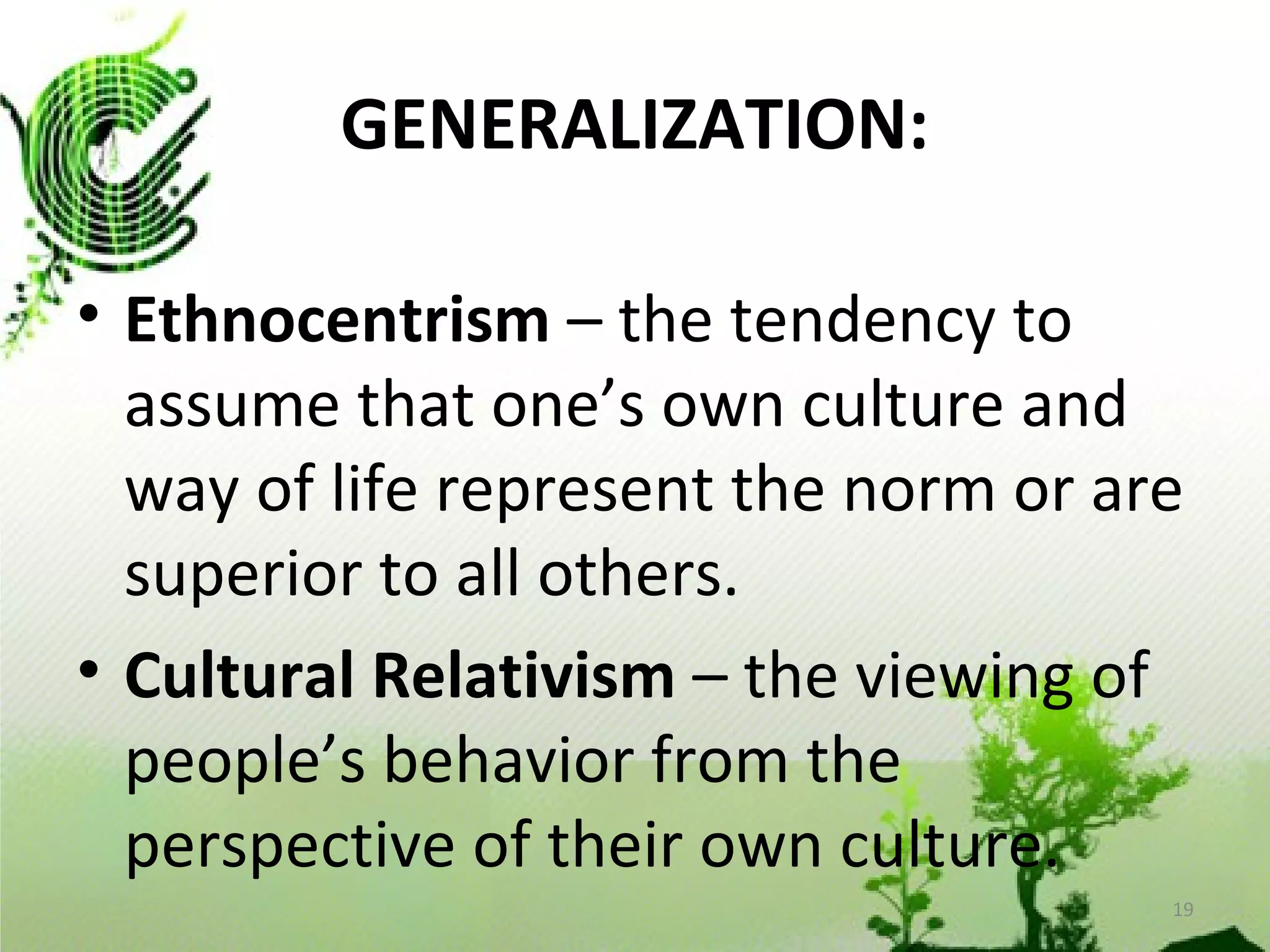 Ethnocentrism and relativism | PPT