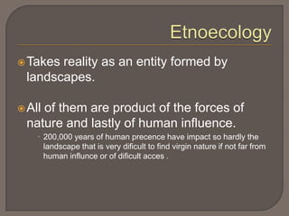 Ethnoecology of Yucatec Mayas | PPTX