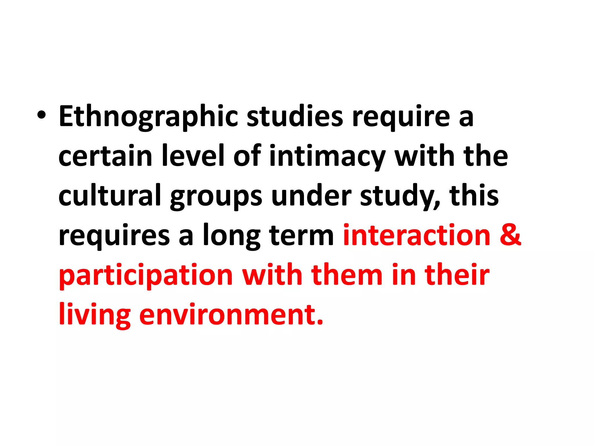 ETHNOGRAPHIC RESEARCH DESIGN | PPTX