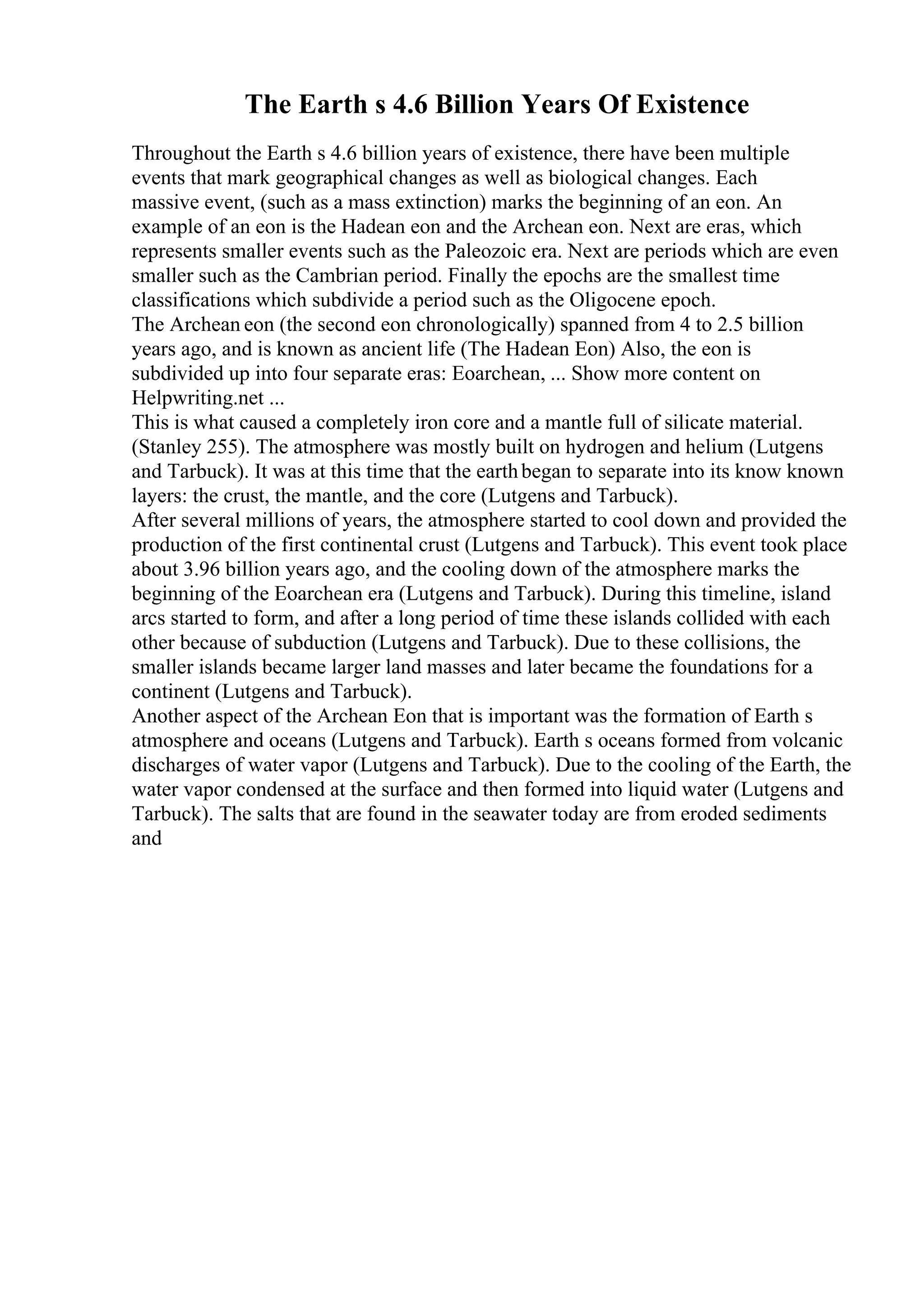 Ethnographic Essay Example | PDF