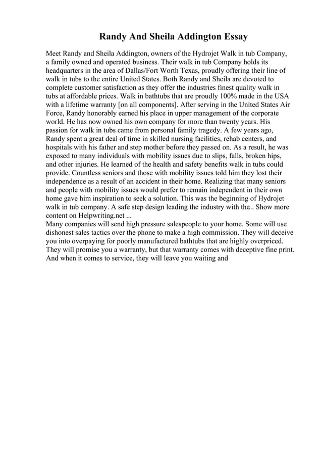 Ethnographic Essay Example | PDF