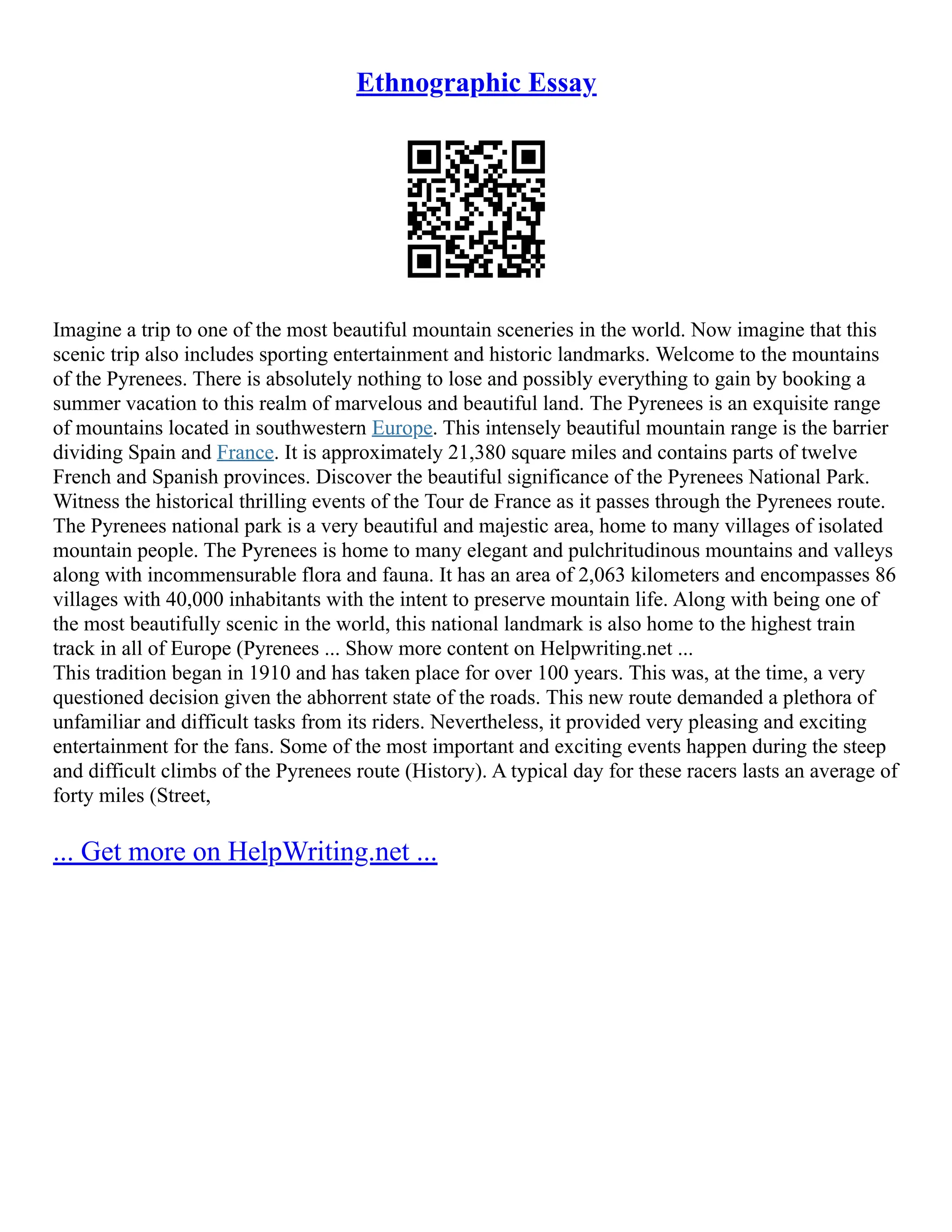 Ethnographic Interview | PDF