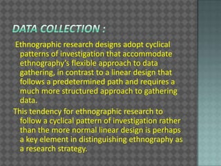 Ethnographic methods in Entrepreneurship Research | PPT