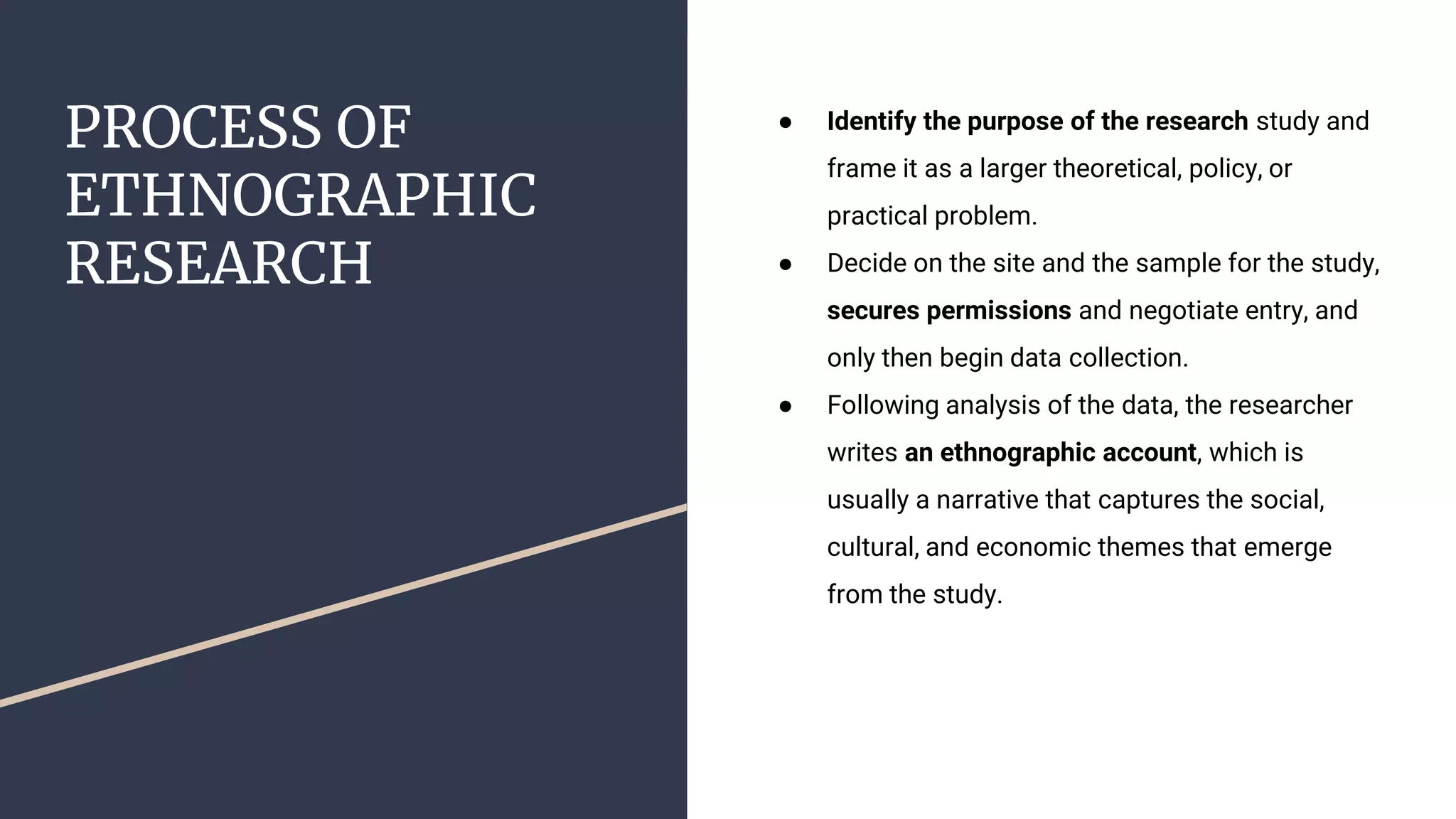Ethnographic research methodology (ss) | PPTX
