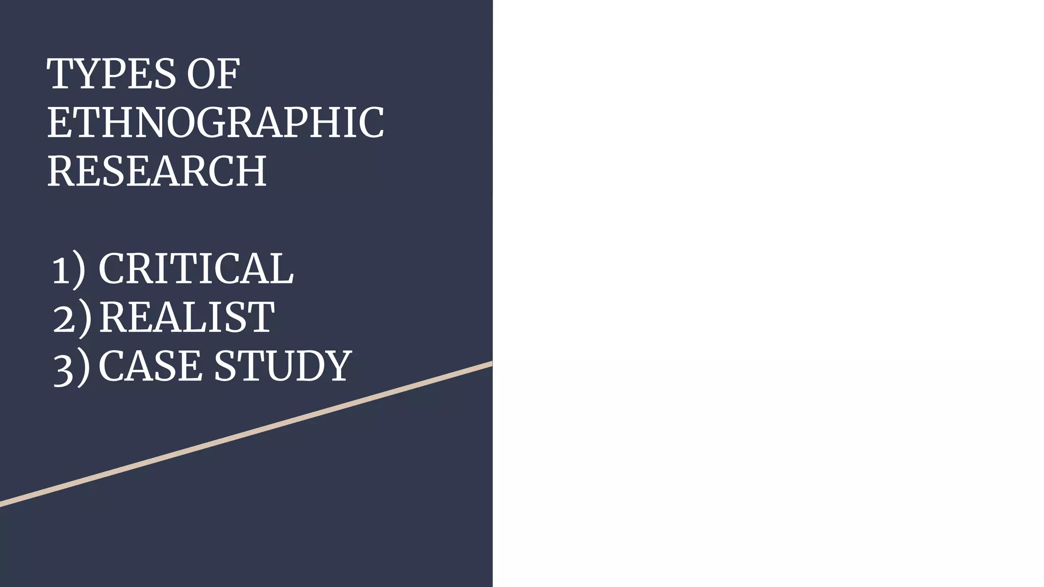 Ethnographic research methodology (ss) | PPTX