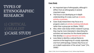 Ethnographic research methodology (ss) | PPTX