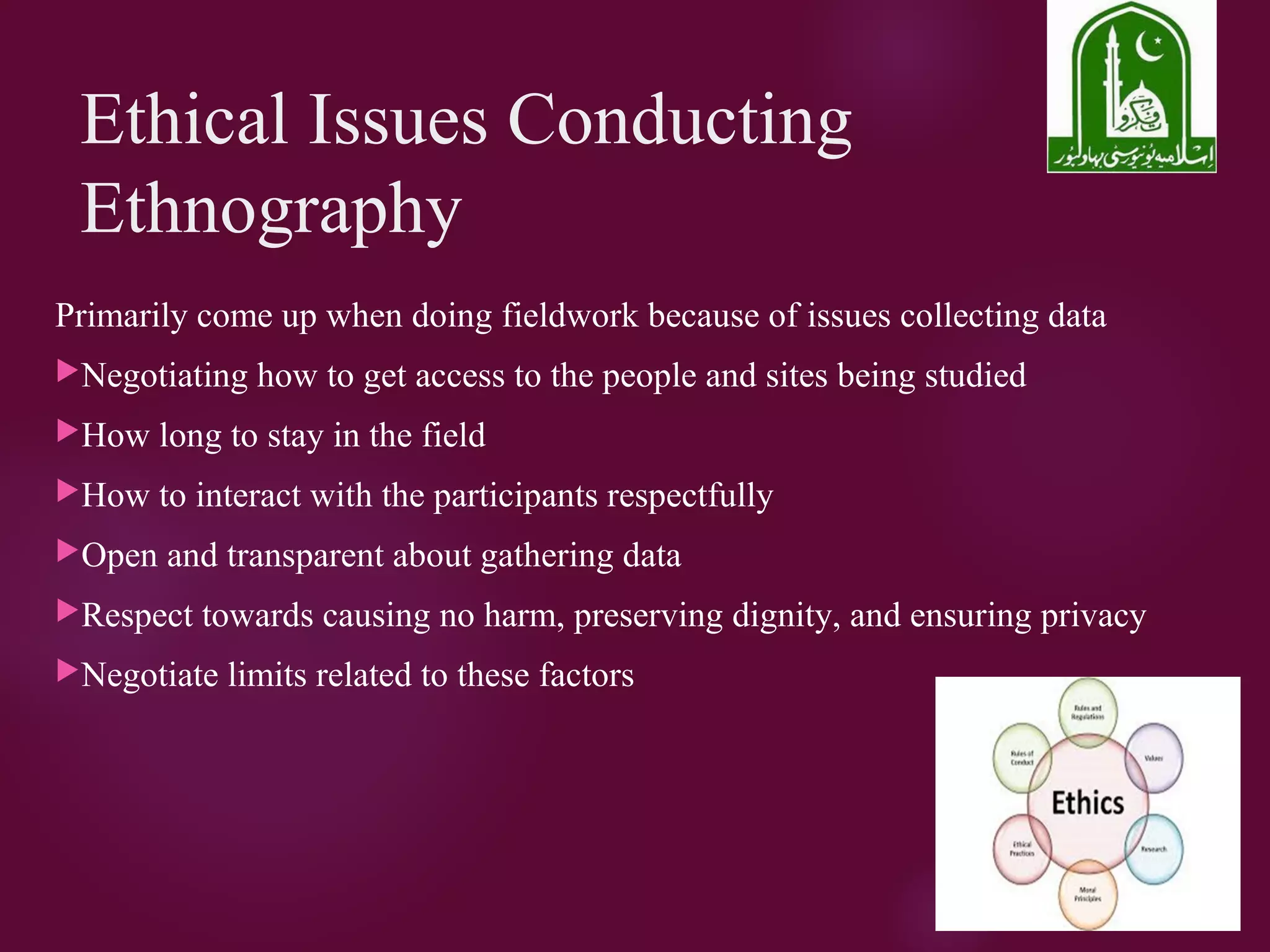 Ethnographic studies by hina kaynat | PPT