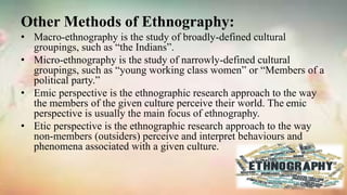 Introduction to Ethnography Ethnography-1.pptx
