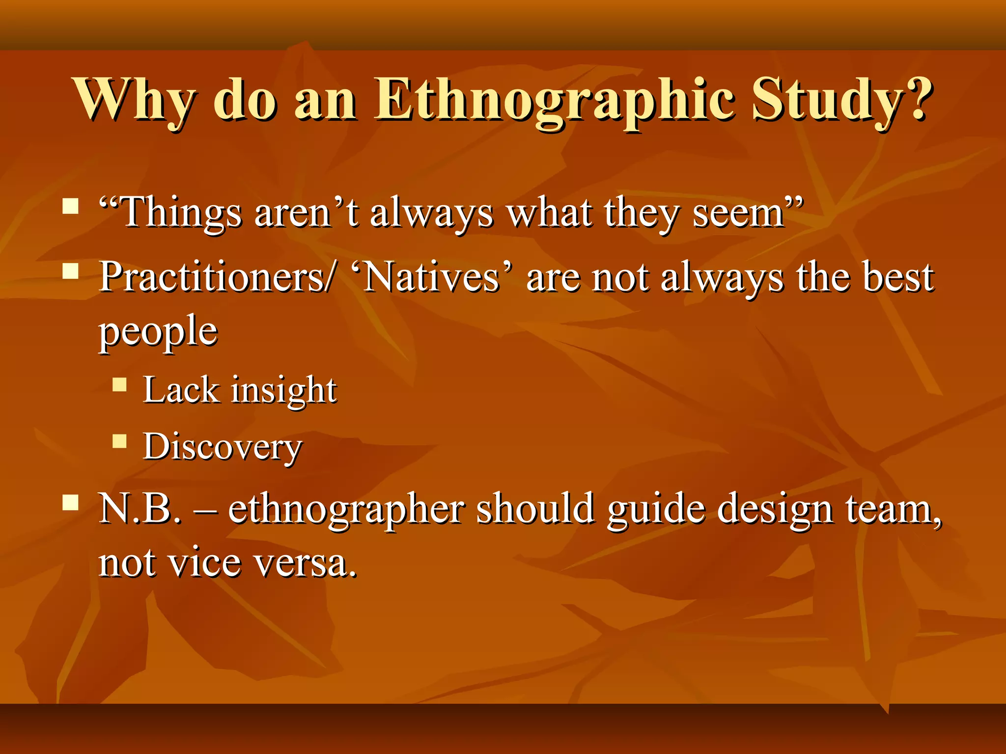 Ethnography | PPT