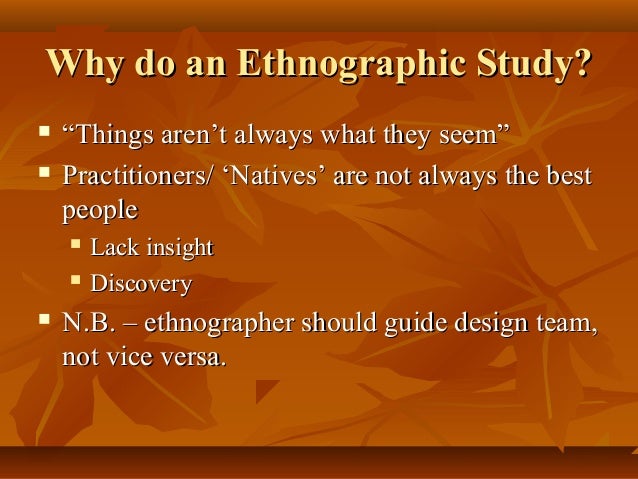 Ethnography