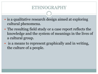 Ethnography | PPT