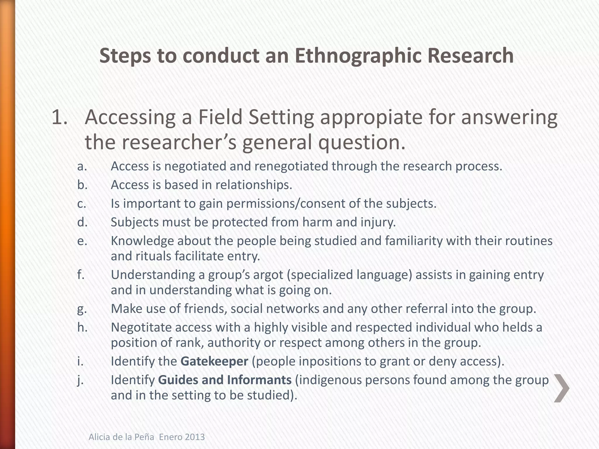 Ethnography | PPTX