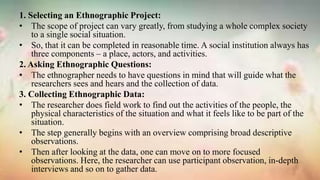 Ethnography | PPTX