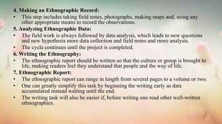 Ethnography | PPTX
