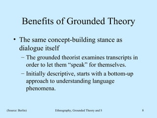 Ethnography, Grounded Theory and Systems Analysis | PPT