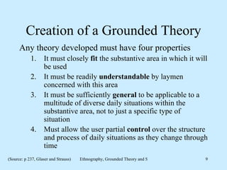 Ethnography, Grounded Theory and Systems Analysis | PPT