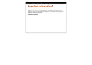 Ethnography in-design | PDF
