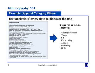 Ethnography 101 by Usography | PDF