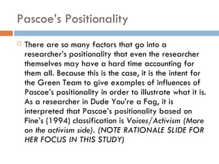 Ethnography Presentation Team Green | PPT