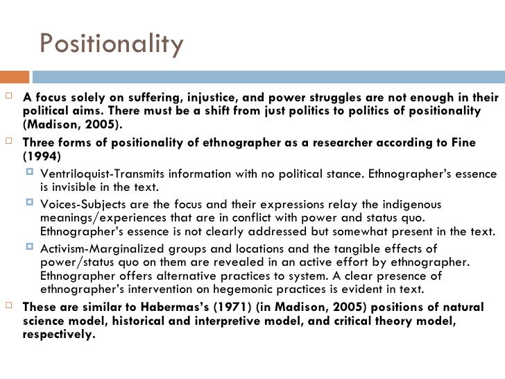 Ethnography Presentation Team Green