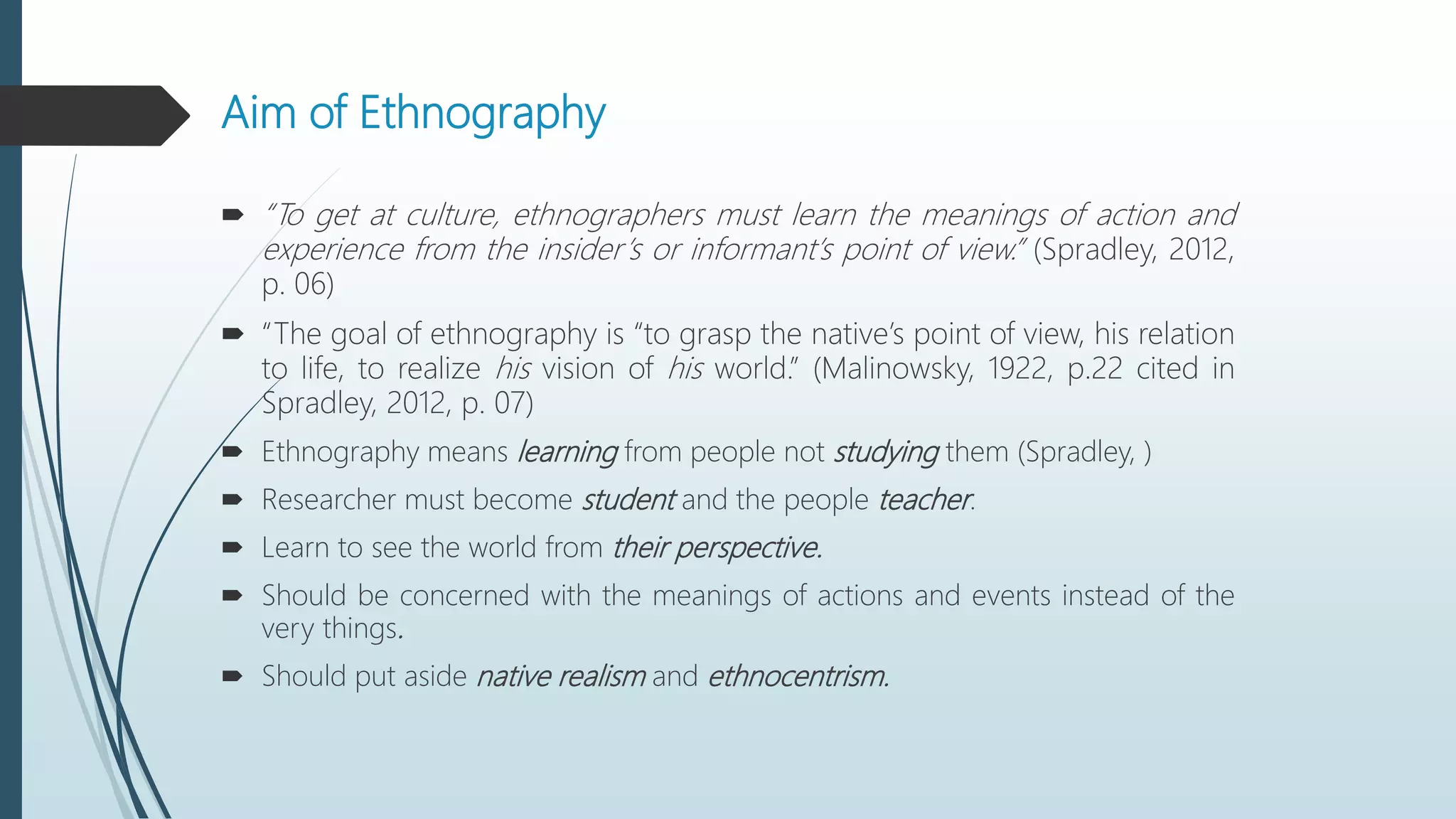 Ethnography and culture | PPSX