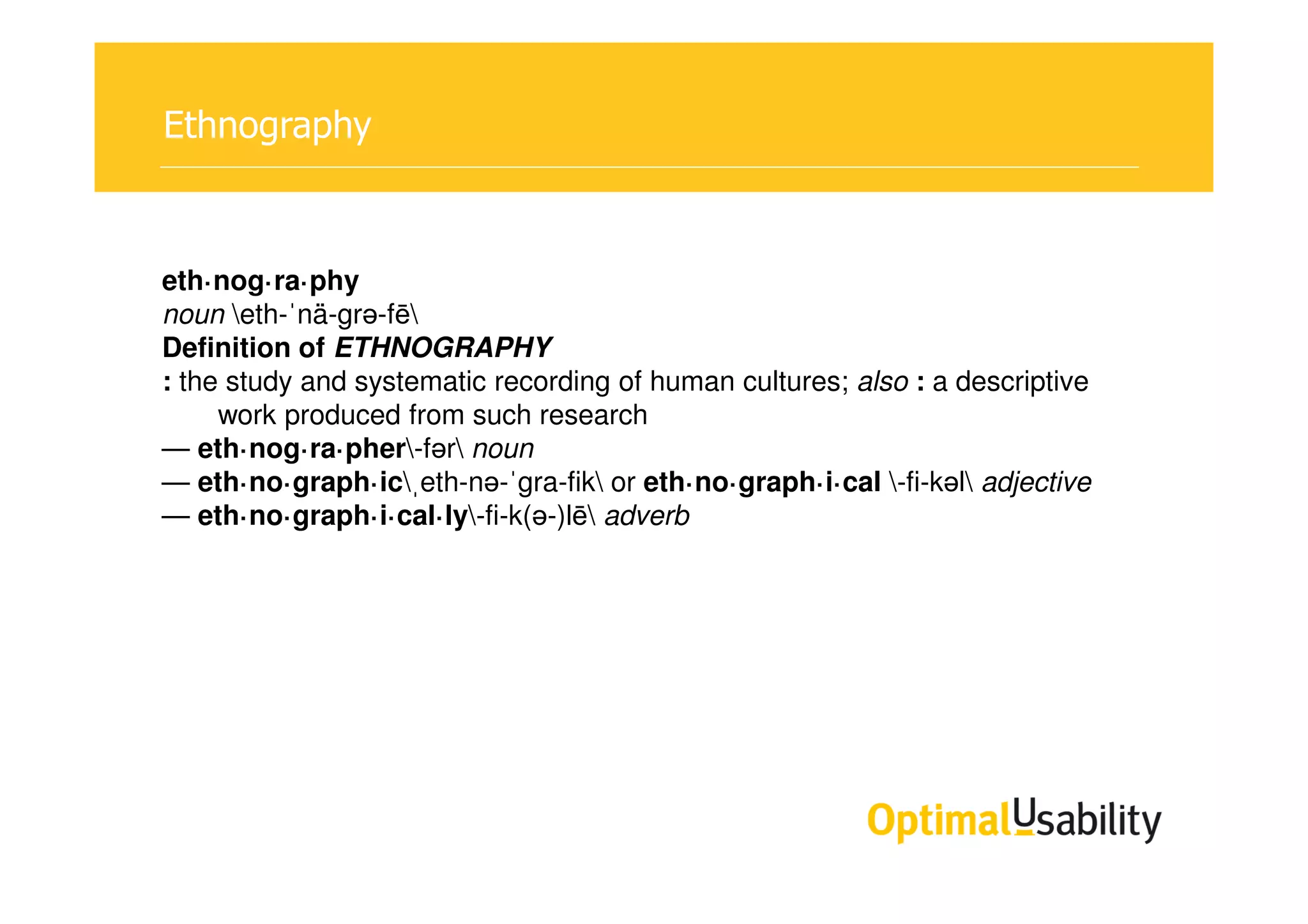 Ethnography anthropology | PDF