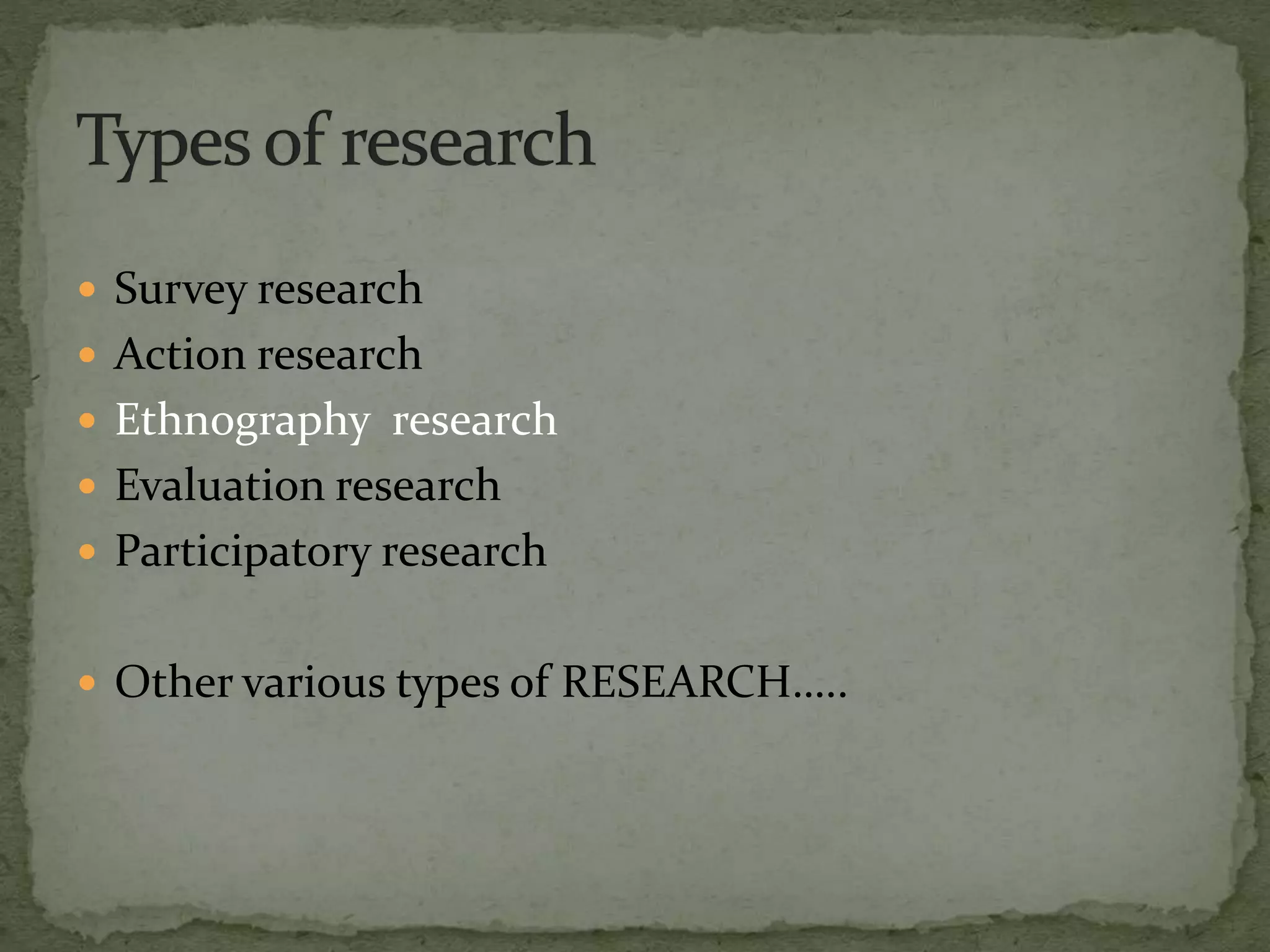 Ethnography Research | PPTX