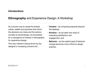 Ethnography for design | PDF
